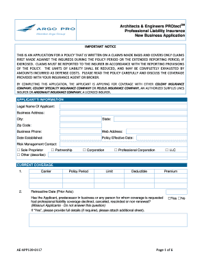 Fillable Online d1hks021254gle cloudfront Architects & Engineers PROtectSM Fax Email Print ...