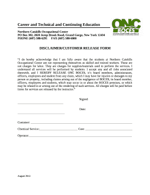 customer release Doc Template | pdfFiller