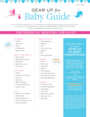 Fillable Online Baby Guide Fax Email Print - pdfFiller