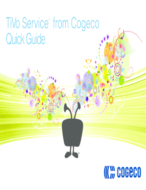 Fillable Online TiVo Service from Cogeco Fax Email Print - pdfFiller