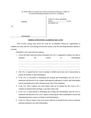 Case #: CA 01 template Doc Template | pdfFiller