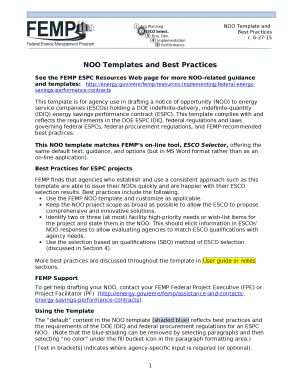 NOO Templates and Best Practices Doc Template | pdfFiller