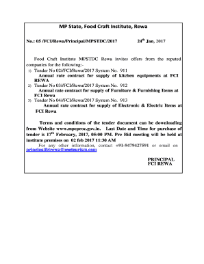 Fci Rewa - Fill Online, Printable, Fillable, Blank | pdfFiller