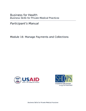 Module 16: Manage Payments and Collections Doc Template | pdfFiller