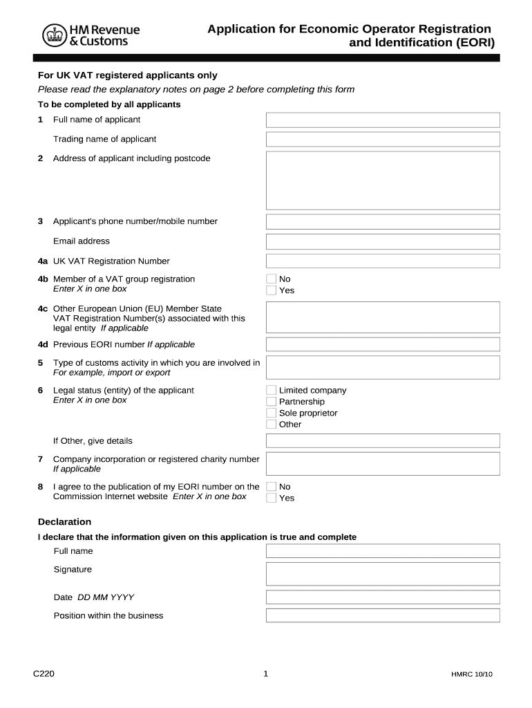 For UK VAT registered applicants only Doc Template | pdfFiller