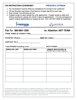 Fillable Online FAX INSTRUCTION COVERSHEET Fax Email Print - pdfFiller