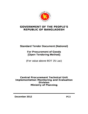 (For value above BDT 25 Lac) Doc Template | pdfFiller