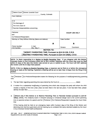 MOTION to: Doc Template | pdfFiller