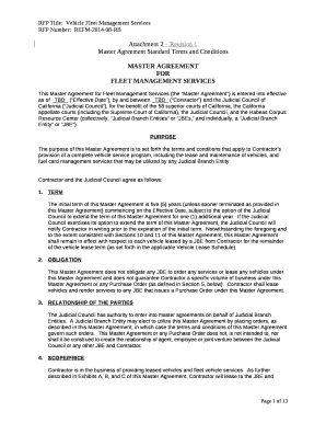 This Master Agreement for Fleet Management Services (the Master ...