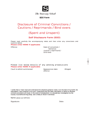 SD2 Doc Template | pdfFiller