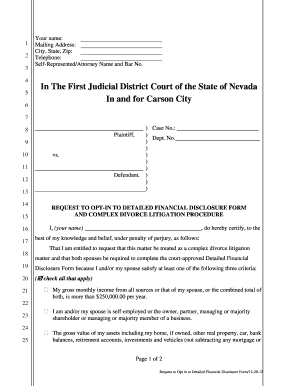 Fillable Online Self-Represented/Attorney Name and Bar No Fax Email ...