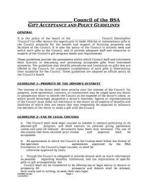 Council of the BSA template Doc Template | pdfFiller