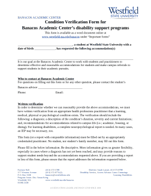 Condition Verification for Doc Template | pdfFiller