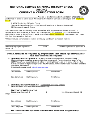 CONSENT & VERIFICATION Doc Template | pdfFiller