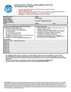 Contest Template Word | pdfFiller