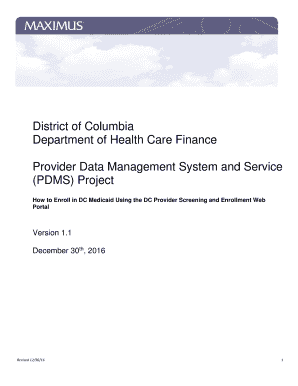 Fillable Online (PDMS) Project Fax Email Print - pdfFiller