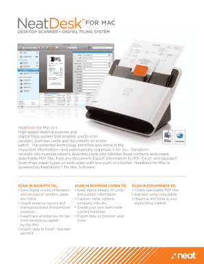 Fillable Online DESKTOP SCANNER + DIGITAL FILING SYSTEM Fax Email Print ...