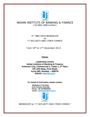 5th TWO DAYS WORKSHOP template Doc Template | pdfFiller