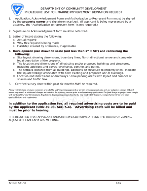 Application, Acknowledgement and Authorization to Represent must be ...