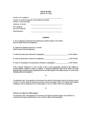 15-14A Doc Template | pdfFiller