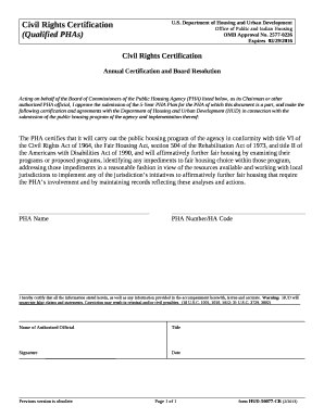 Acting on behalf of the Board of Commissioners of the Public Housing ...