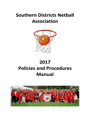 Fillable Online Southern Districts Netball Fax Email Print - pdfFiller