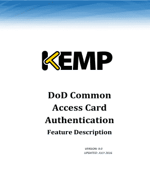 Fillable Online DoD CAC Authentication Fax Email Print - pdfFiller