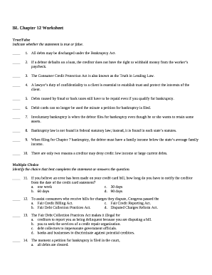 All debts may be discharged under the Bankruptcy Act template Doc ...