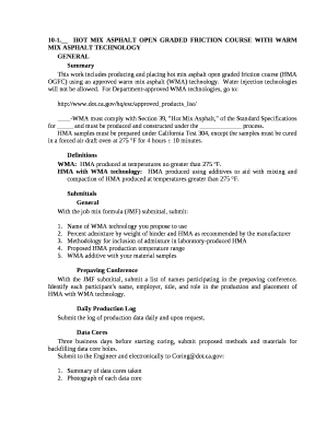 Use in projects with open graded friction course (OGFC) that require ...