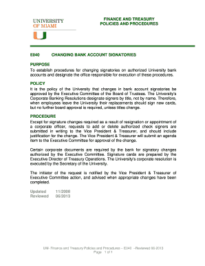 Fillable Online CHANGING BANK ACCOUNT SIGNATORIES Fax Email Print ...