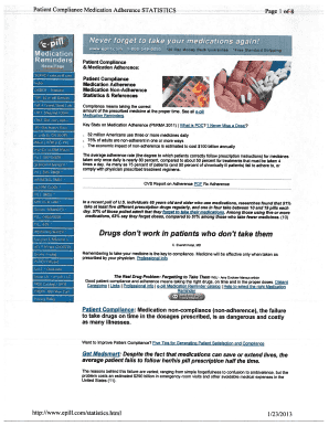 Fillable Online Patient Compliance Medication Adherence STAT Fax Email ...