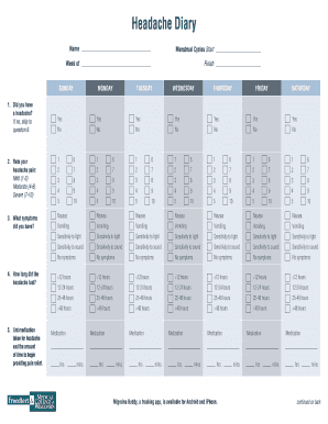 Fillable Online Menstrual Cycles Start Fax Email Print - pdfFiller