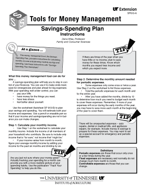 Fillable Online Tools for Money Management Fax Email Print - pdfFiller
