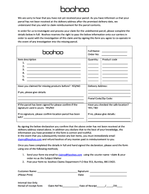 Fillable Online We are sorry to hear that you have not yet received ...