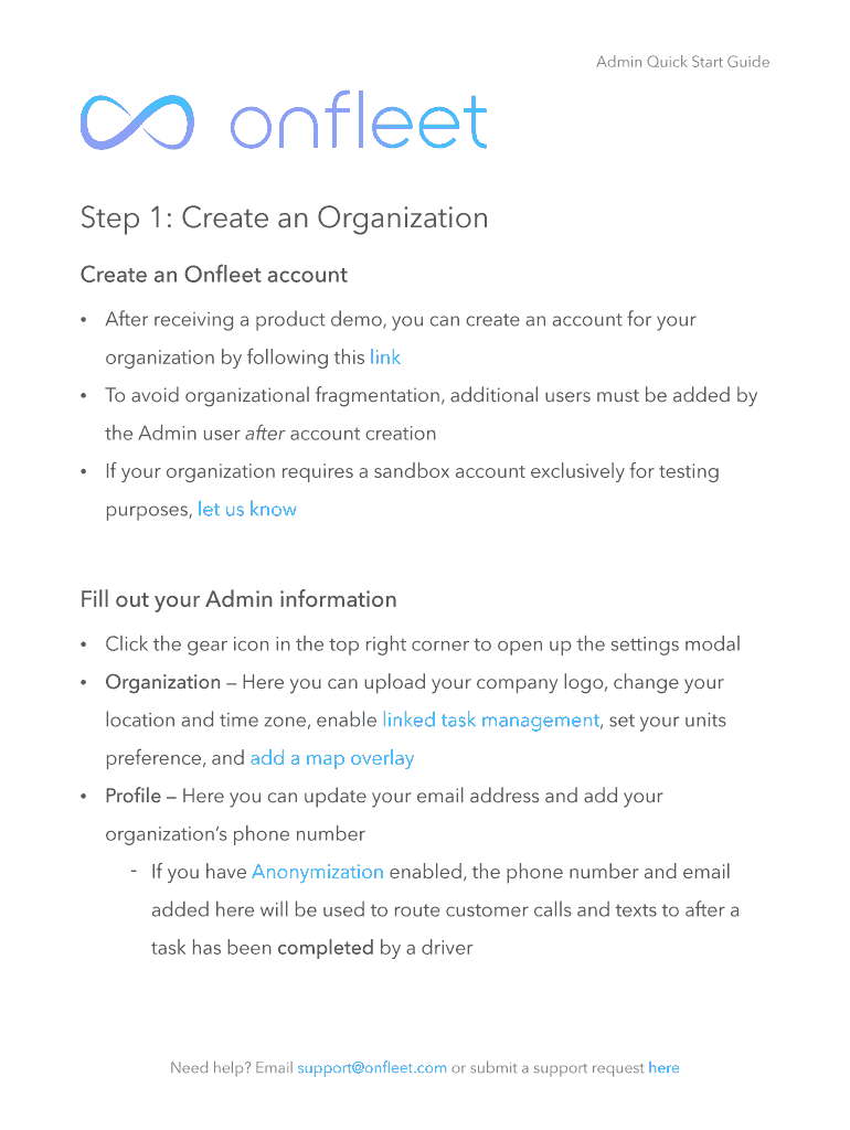 Fillable Online Admin Quick Start Guide Fax Email Print - pdfFiller