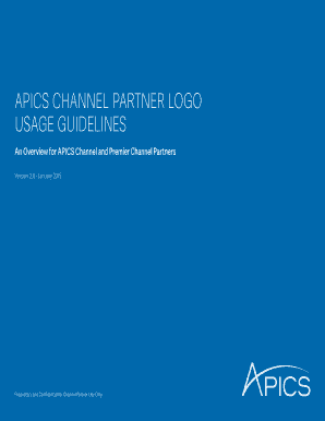 Fillable Online APICS CHANNEL PARTNER LOGO Fax Email Print - pdfFiller