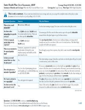 Fillable Online Sutter Health Plus: City of SacramentoABHP Fax Email ...
