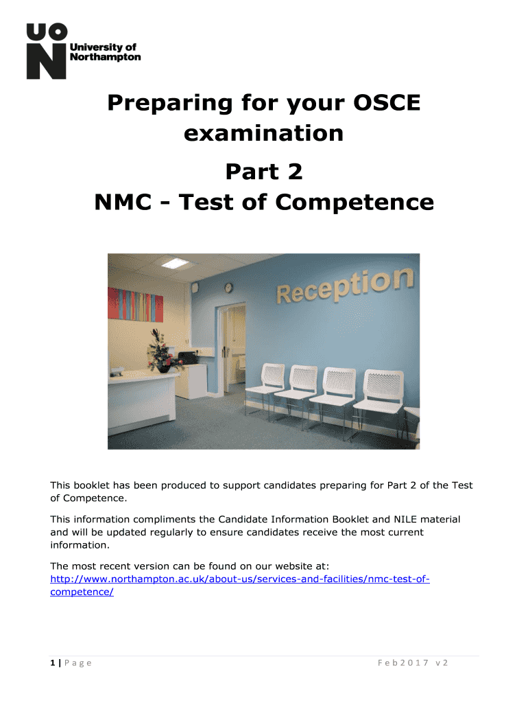 Fillable Online Preparing for your OSCE Fax Email Print - pdfFiller