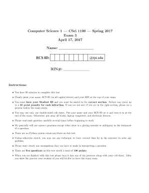 Fillable Online RCS ID: Fax Email Print - pdfFiller