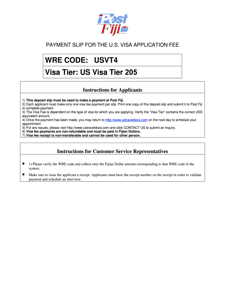 Fillable Online PAYMENT SLIP FOR THE U Fax Email Print - pdfFiller