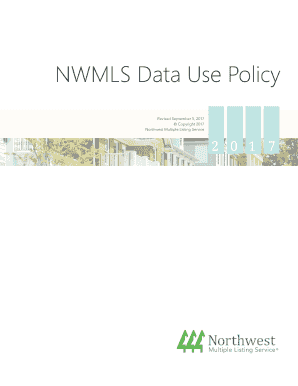 Fillable Online NWMLS Data Use Policy Fax Email Print - pdfFiller