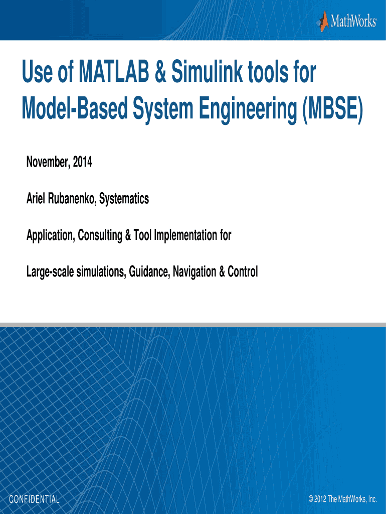 Fillable Online Use Of Matlab And Simulink Tools For Fax Email Print Pdffiller