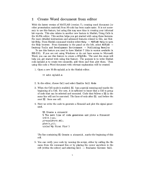 Fillable Online Create Word document from editor Fax Email Print ...