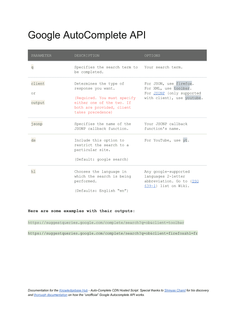 Fillable Online Google AutoComplete API Fax Email Print - pdfFiller