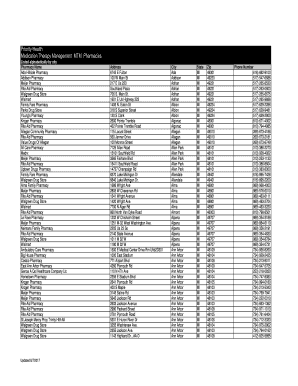 Fillable Online Medication Therapy Management MTM Pharmacies Fax Email ...