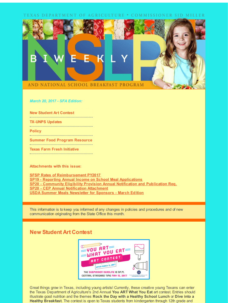 Fillable Online New Student Art Contest Fax Email Print - pdfFiller