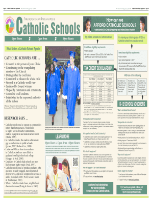Fillable Online Catholic Schools Week Supplement Fax Email Print ...