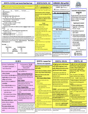 Fillable Online DEMENTIA:SLUMS(St Fax Email Print - pdfFiller