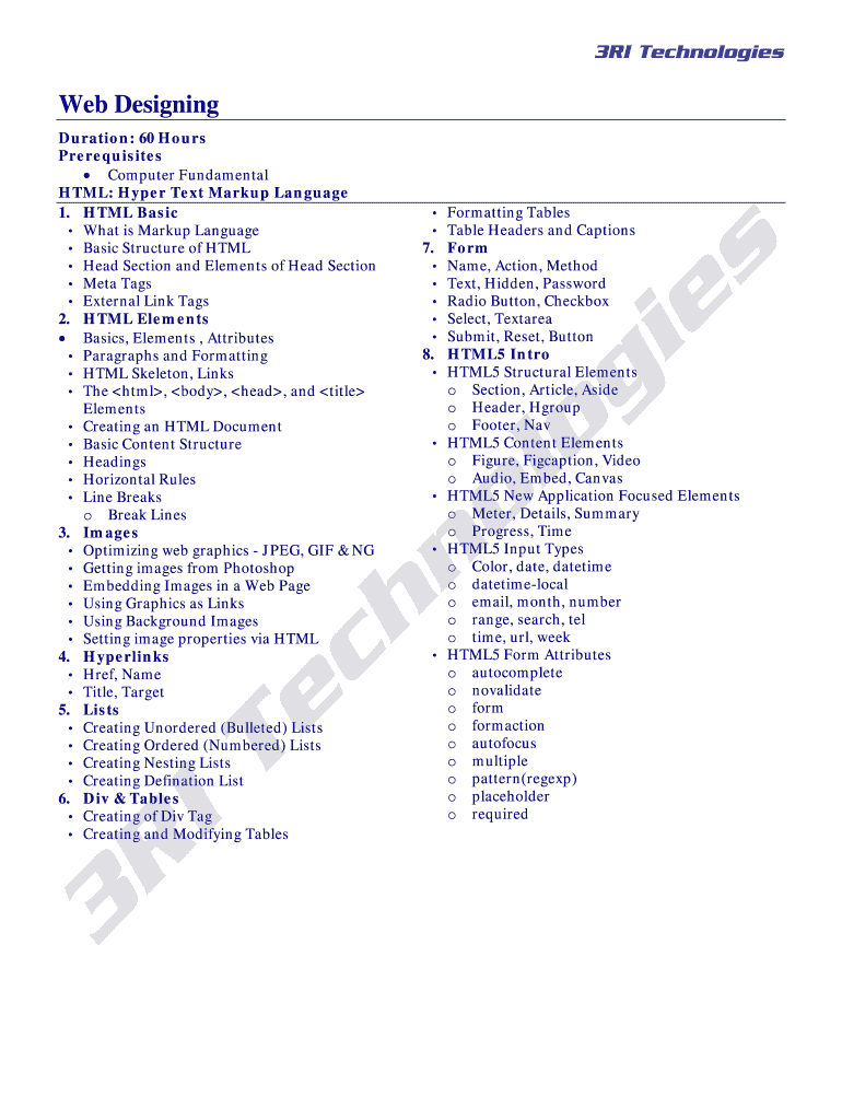 Fillable Online 3RI Technologies Fax Email Print - pdfFiller