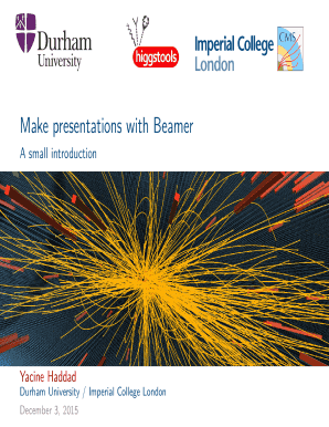 Fillable Online Make presentations with Beamer Fax Email Print - pdfFiller